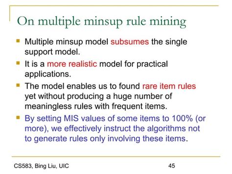 Cs583 Association Sequential Patterns Ppt