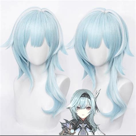 Genshin Impact Cosplay Yula Genshin Impact Costume Wig Shoes Etsy