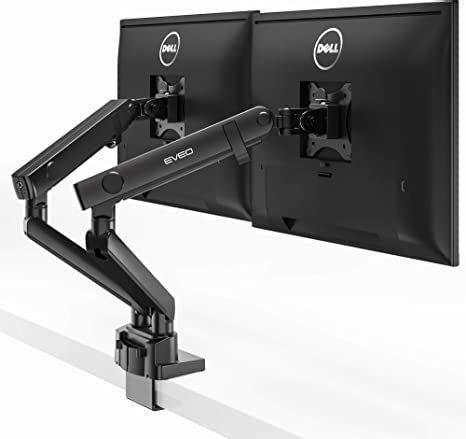 EVEO 17 35 Premium Dual Monitor Stand Mount VESA Mount 75x75 100x100