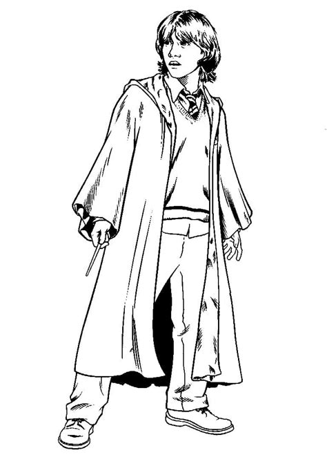 Coloriage Hermione Granger Télécharger Et Imprimer Gratuit Sur