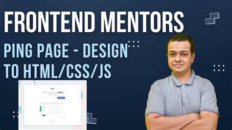 Ping Single Column Coming Soon Page Frontend Mentor Challenge