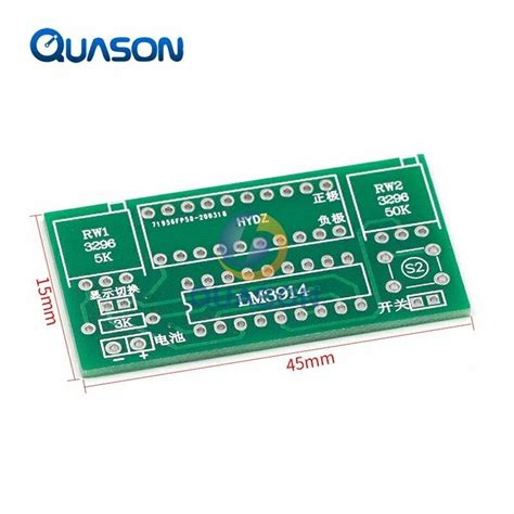 Lm3914 10 세그먼트 37v 리튬 12v 배터리 용량 표시기 모듈 전력 레벨 테스터 Led 디스플레이 전자 Diy 키트 활성 구성 요소