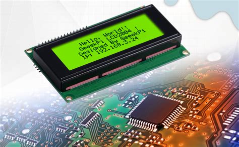 geeekpi iic i2c twi serial lcd 2004 20x4 display module with i2c interface adapter