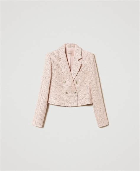 Жакет спенсер из букле с люрексом 241tp2422 Twinset — купить в интернет магазине бренда женской