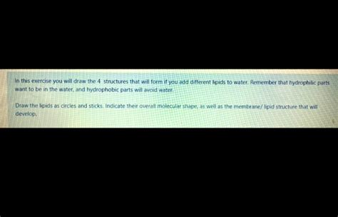 Solved In This Exercise You Will Draw The Structures That Chegg Com