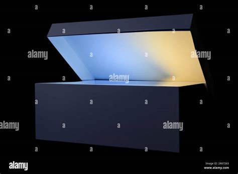 Camera Flash In Box On Black Background Stock Photo Alamy