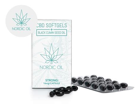 Capsules CBD 960mg Nordic Oil Cannanews Fr