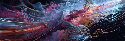 Premium Photo A Digital Illustration Depicting Massive Information Streams And Complex Graphs