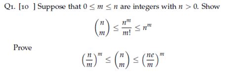 Solved Q1 10 Suppose That 0mn Are Integers With N 0 Chegg Com