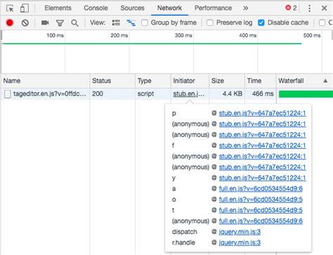 Javascript Using Chrome Debugger Is There A Way To See What Function