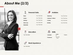 Professional Self Introduction Slide Team