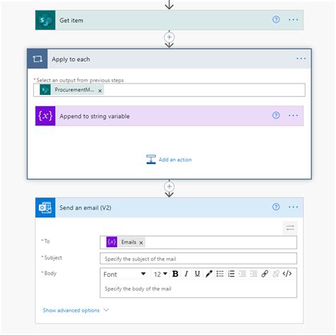 List How To Get Email And Send Email To Multiple Values In People