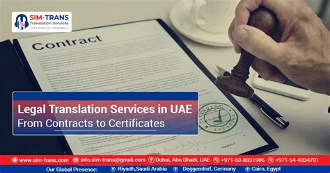 Legal Translation Services In Dubai From Contracts To Certificates