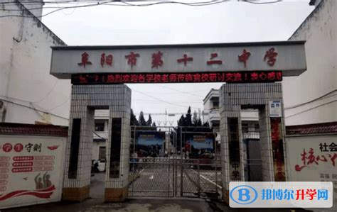 阜阳十二中汇文中学录取分数线 2023年参考