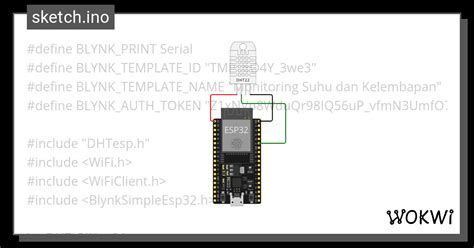 Blynk Suhu Wokwi Esp32 Stm32 Arduino Simulator