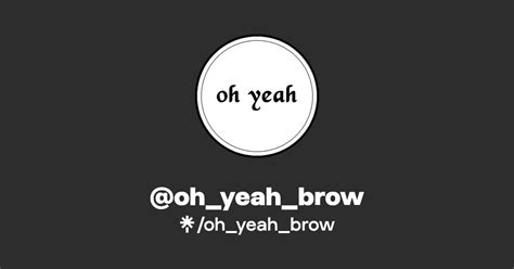 Ohyeahbrow Linktree