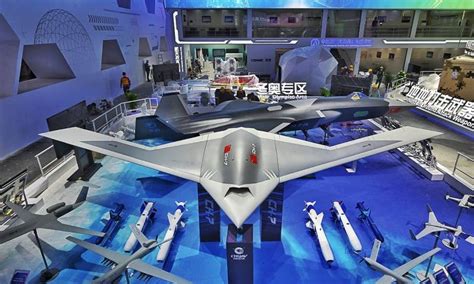 Caihong Ch 2022 Upgraded Chinese Stealth Drone Presented At Airshow China 7
