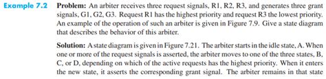 The Arbiter Of Example 72 Controls Access To A