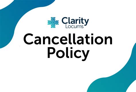Cancellation Requests Guide And Policy Clarity Locums Locum Agency