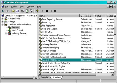 how to confirm that my ws ftp server has ssh progress community