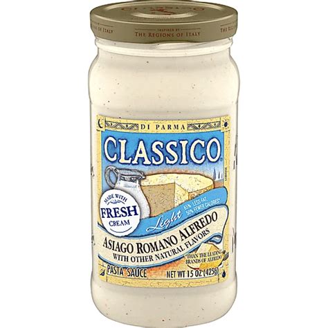 Classico Light Creamy Alfredo Pasta Sauce Shelly Lighting
