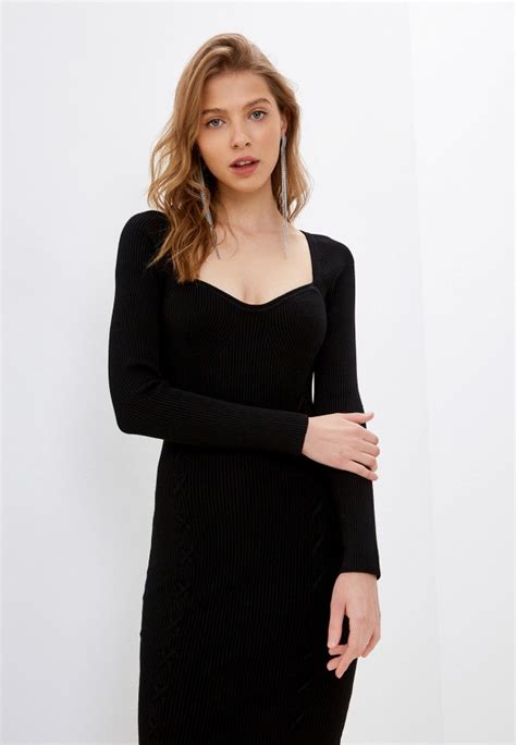 Платье Guess, цвет: черный, RTLACE758201 — купить в интернет-магазине ...
