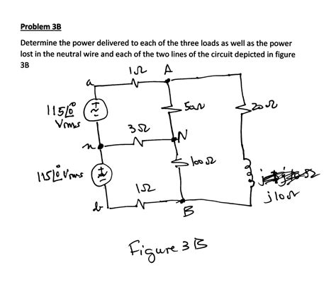 Solved Problem B Determine The Power Delivered To Each Of Chegg Com