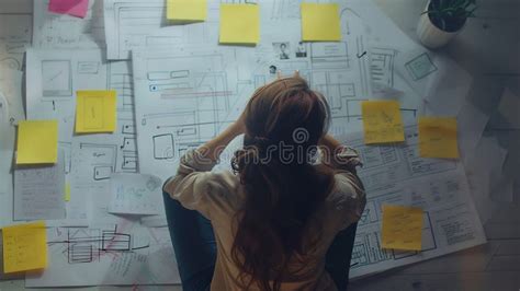 Generative Ai Website Designer Creative Planning Phone App Development Sketch Template Layout