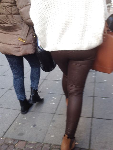 Candid Ass In Leather Pants Voyeur Porn Pictures Xxx Photos Sex