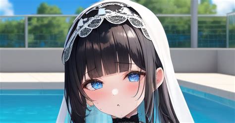 オリジナル ゴスロリ水着的な？セレーナおまけの星花も ヴェトレナのイラスト Pixiv