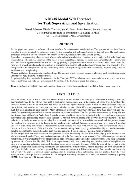 pdf a multi modal web interface for task supervision and specification