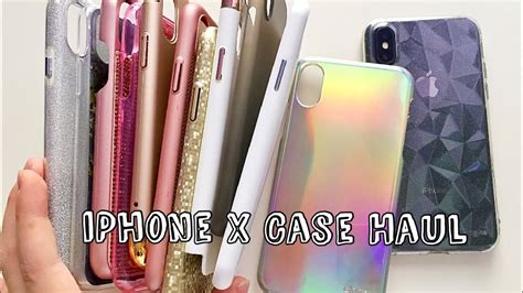 Iphone X Cases Haul Youtube