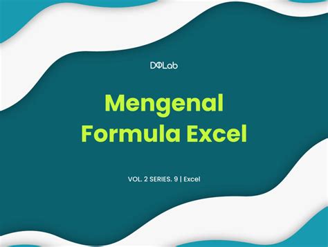 Hacks Pakai Formula Excel NON IT Wajib Tau