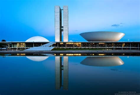 Fotografias Noturnas Das Obras De Oscar Niemeyer Em Brasília São