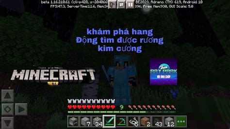 Minecraft Sinh Tồn Khám Phá Hang Động Tìm Được Kim Cương Đá Quý Vàng Sắt YouTube