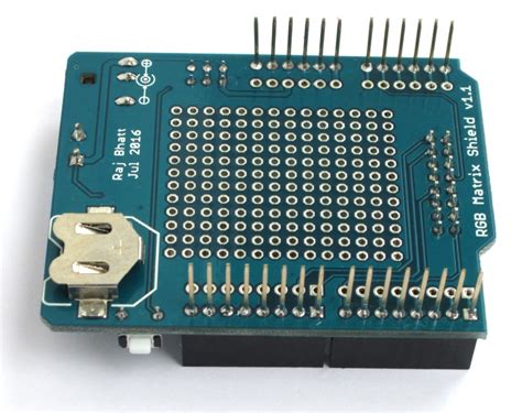 16×32 Rgb Matrix Panel Driver Shield Revision 1 Embedded Lab