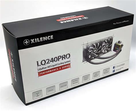 Xilence Performance X LiQuRizer LQ240PRO AiO CPU compact water cooling ...