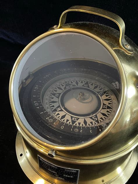 Wsoriginal Saura Keiki Magnetic Life Boat Compass 1977 Annapolis