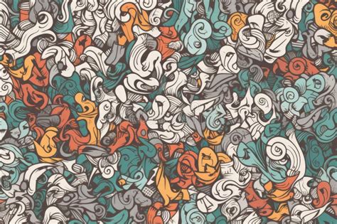 Hand Drawn Question Mark Pattern Generative Ai Stock Illustration Illustration Of Texture
