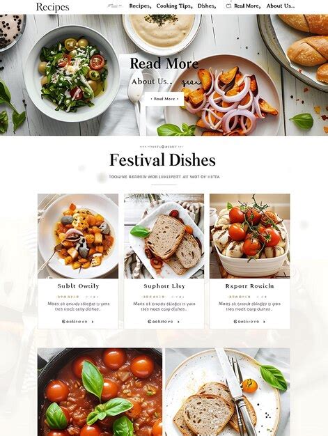 Column Layout With Scrollable Sections Clean Website Layout Autumn