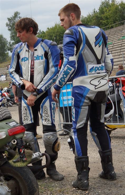 Skinhead Men Bike Suit Bike Leathers Biker Men Racing Suit Guy