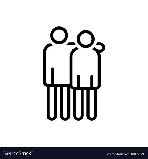 Brothers Royalty Free Vector Image Vectorstock