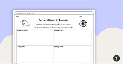 Sorting Objects By Property Template Teach Starter