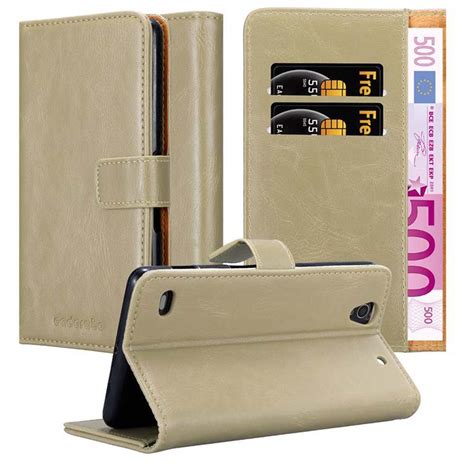 Etui Do Sony Xperia C4 w Pokrowiec CAPPUCCINO BRĄZOWE Magnet Obudowa