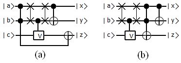 A Optimized Circuit Of Circuit Shown In Fig 1 B Equivalent Of Download Scientific Diagram