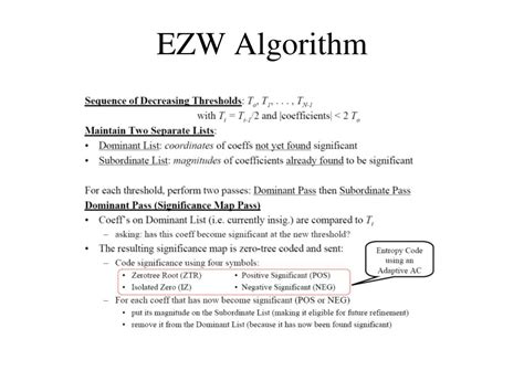 Ppt Embedded Zero Tree Wavelet Coding Powerpoint Presentation Free