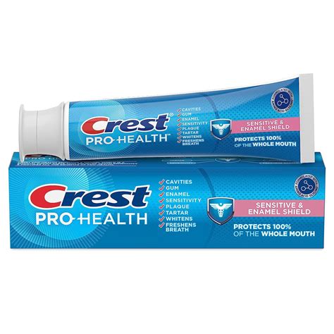Crest Pro Health Sensitive And Enamel Shield Toothpaste 43oz Health And Household