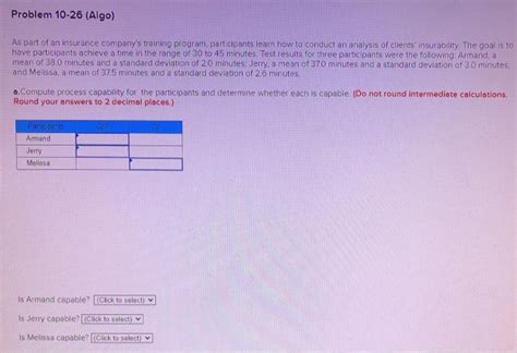 solved problem 10 26 algo as part of an insurance