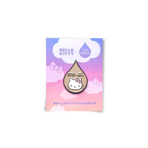 Tea Drops X Hello Kitty Limited Edition Enamel Pins Tea Drops