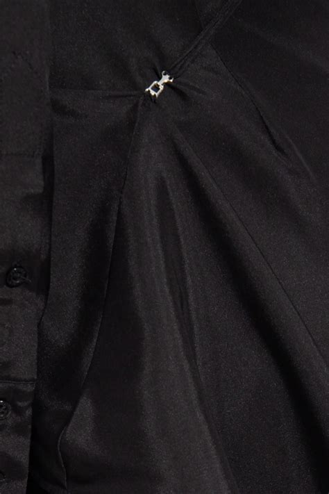 Black ‘gravia Silk Dress Gauge81 Vitkac Gb
